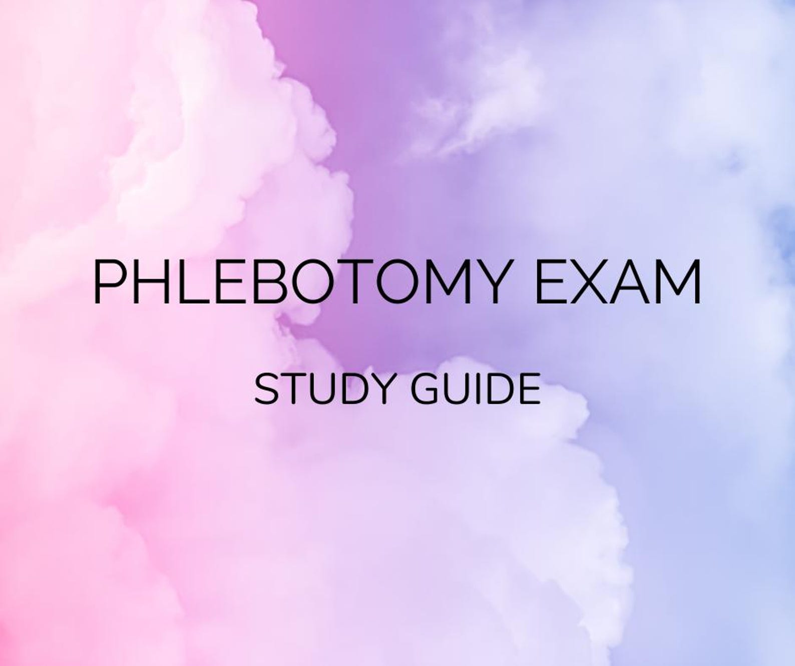 Phlebotomy Study Guide | 1700+ Terms & Questions | Digital Download ...