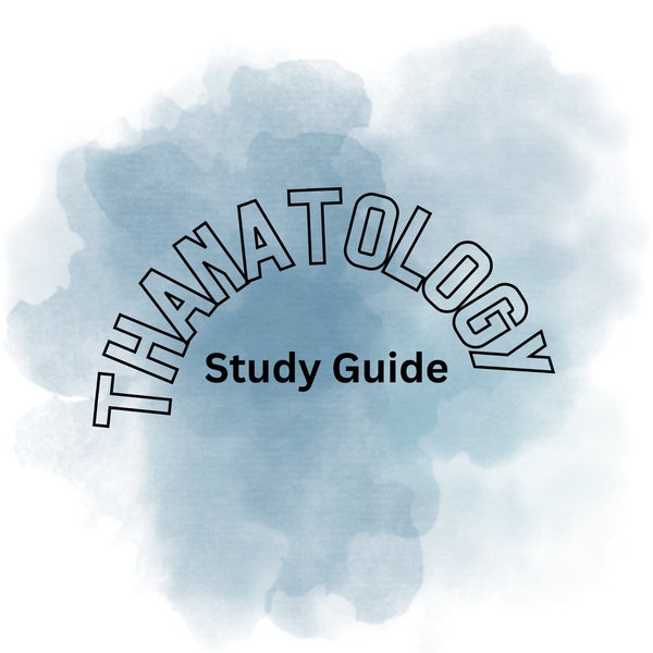 Funeral Study Guide - Etsy