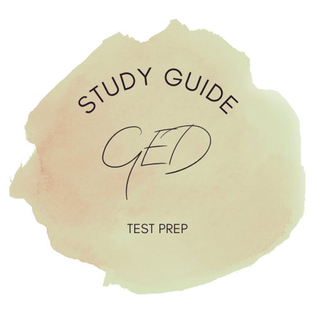 GED Study Guide, GED Test Prep, GED Sample Questions - Etsy