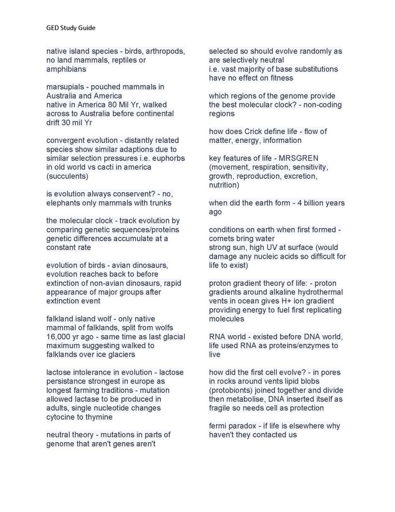 GED Study Guide | GED Test Prep PDF | Printable Digital Download | 78 ...