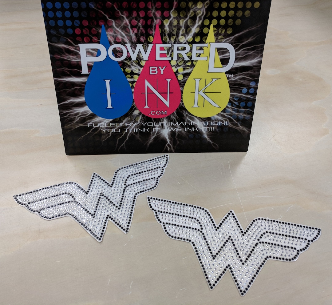 Wonder Woman Bling Rhinestone Decal * Hotfix * Superhero * Car * Window ...