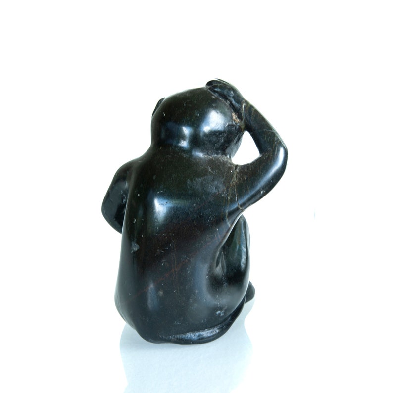 Pair of Vintage Monkey Stone Statue Sculptures - Etsy