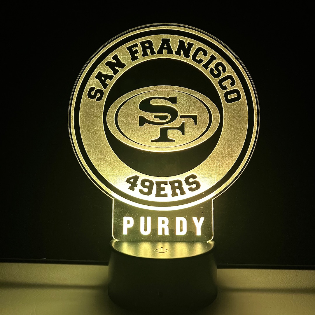 San Francisco Football Team LED Night Light Acrylic LED Night Light ...