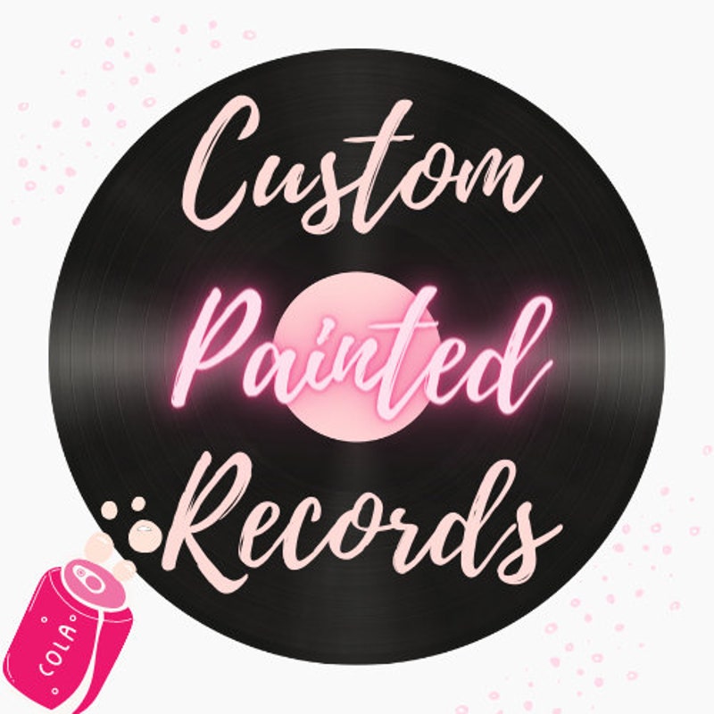 Painted Record - Etsy