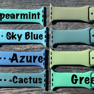Spooky Engraved Watch Band for Apple Watch Halloween Witchcore ...