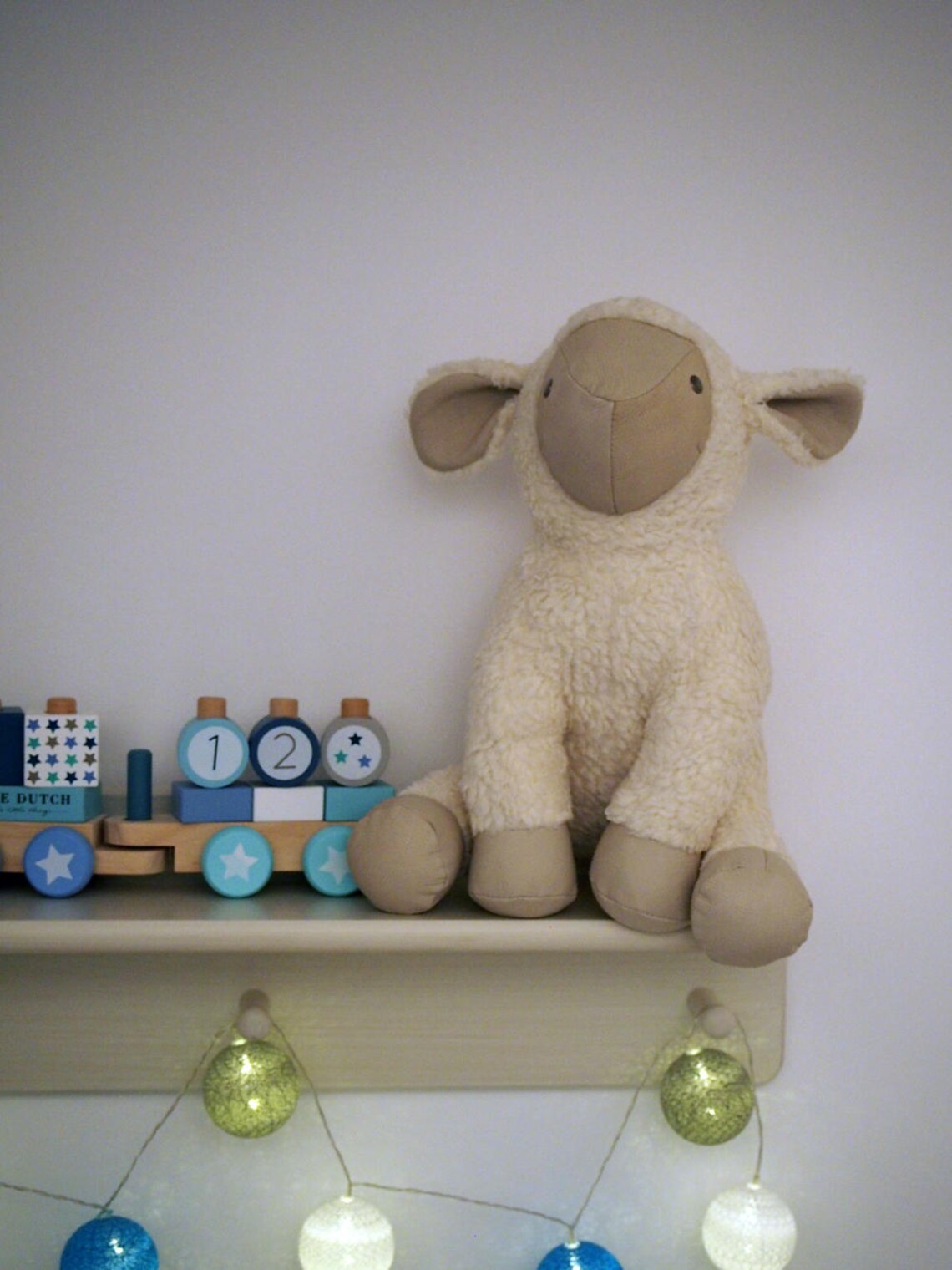 Leather Stuffed Sheep Beautiful as Decoration in the Nursery - Etsy