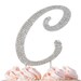 Letter c Birthday Cake Topper C Wedding Cake Topper SILVER Letter c ...