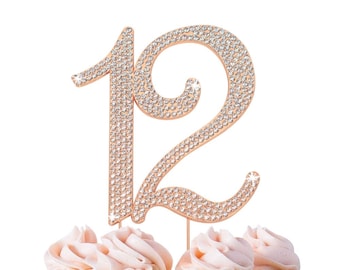 12th Birthday Topper | Etsy