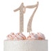 17 ROSE GOLD Birthday Cake Topper Number Seventeen Sparkly - Etsy