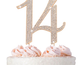 14th Birthday Topper - Etsy