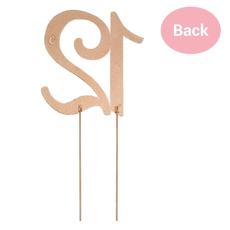 12 Birthday Cake Topper ROSE GOLD Number Twelve Cake Topper | Etsy