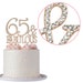 65 Birthday Cake Topper 65 & Fabulous Cake Topper ROSE GOLD Happy 65th ...