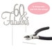 60 Birthday Cake Topper - SILVER 60 & Fabulous - Fun 60th Birthday ...