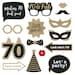 70th Photo Booth Props FULLY ASSEMBLED 70th Birthday Photo - Etsy
