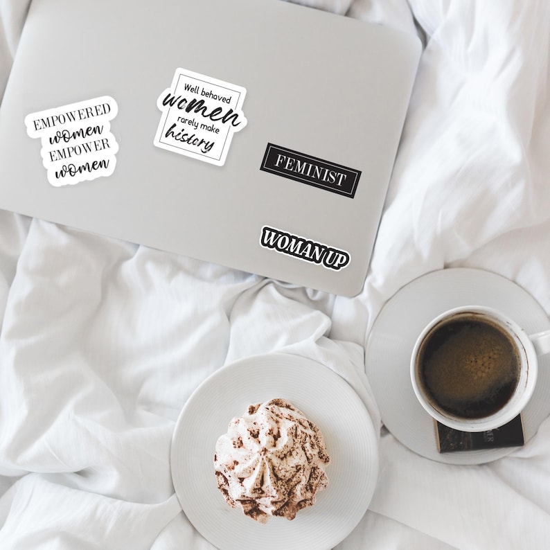 Feminist Stickers for Women Set of 6 Waterproof Stickers - Etsy