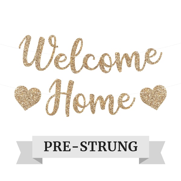 Welcome Home Banner - Etsy