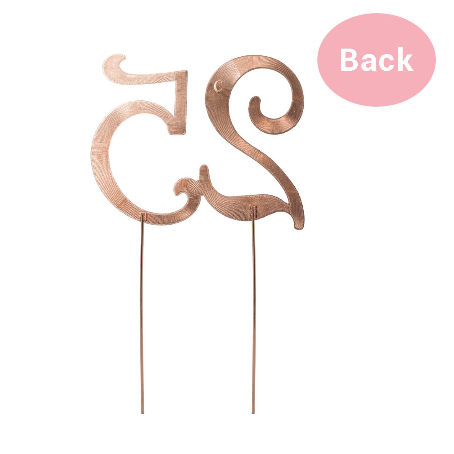 25 Cake Topper 25th ROSE GOLD Birthday or Anniversary Cake - Etsy