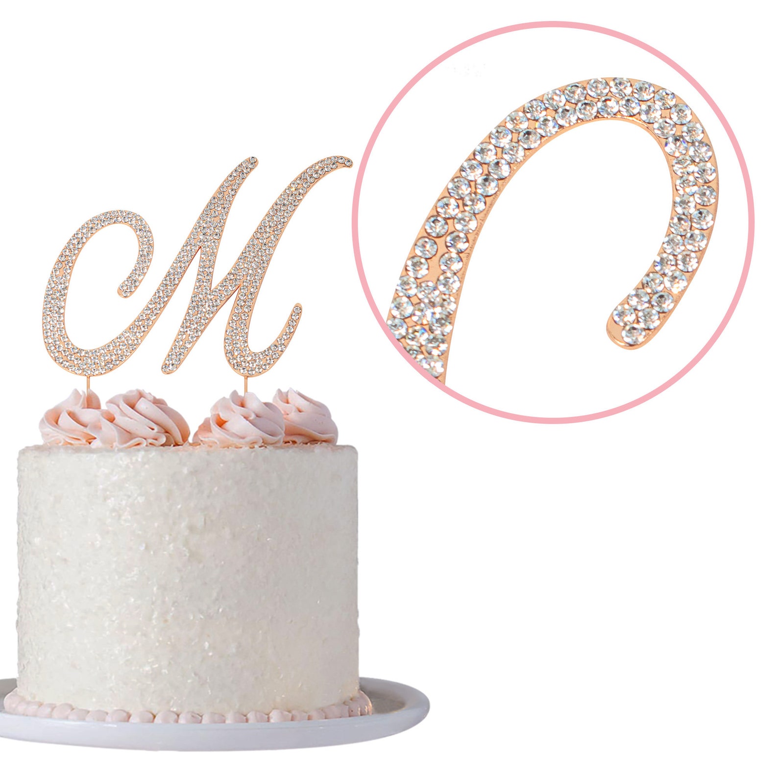 Letter m Birthday Cake Topper M Wedding Cake - Etsy