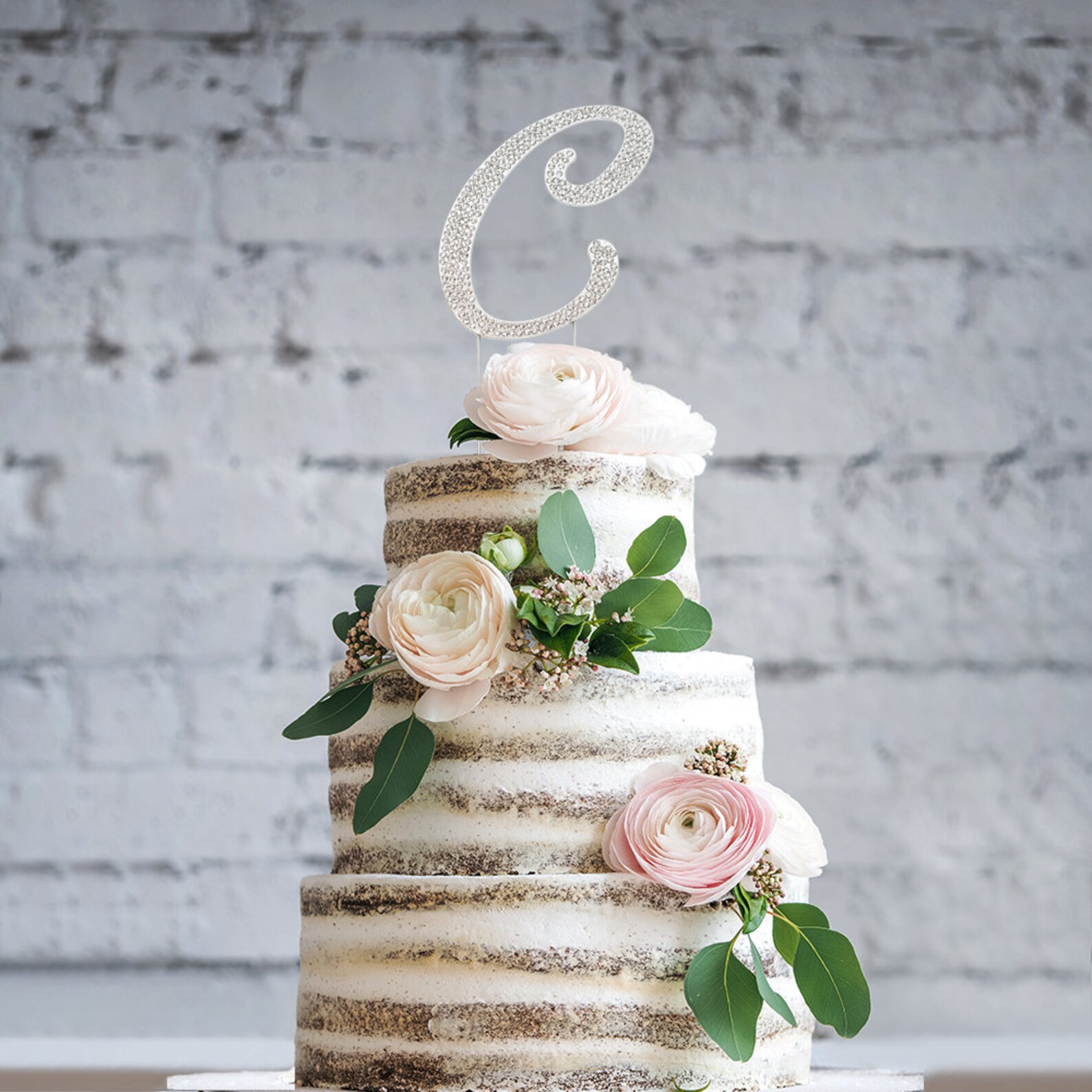 Letter c Birthday Cake Topper C Wedding Cake | Etsy