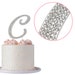 Letter c Birthday Cake Topper C Wedding Cake - Etsy