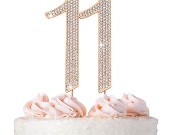 11th Birthday Cake Topper - Etsy