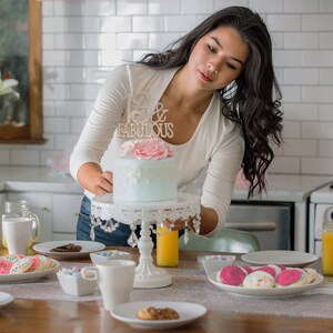 13 Birthday Cake Topper - 13 and Fabulous - ROSE GOLD Number 13 Cake ...