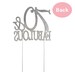 70 Birthday Cake Topper SILVER 70 & Fabulous 70th Birthday Cake ...