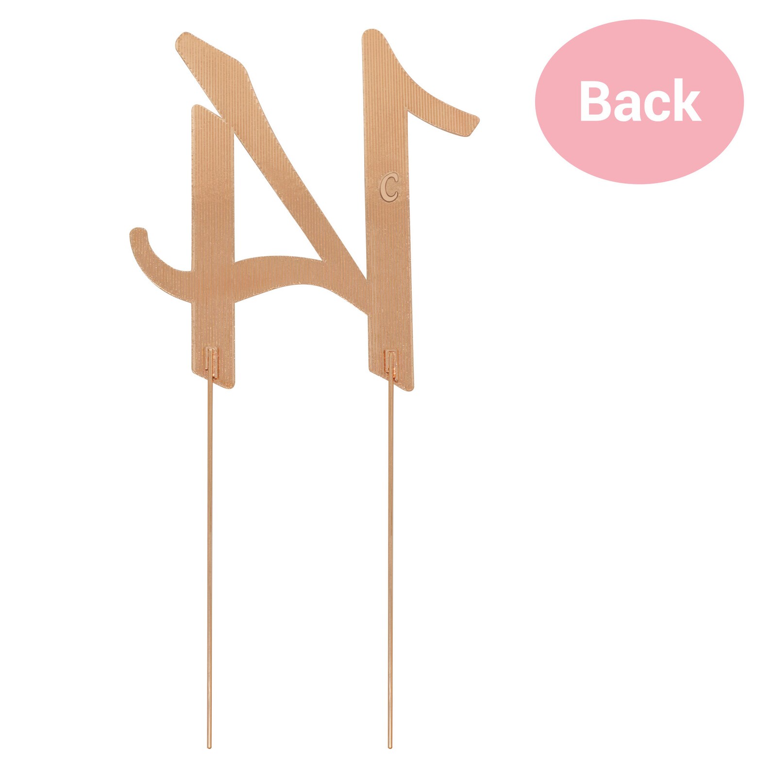 14 Cake Topper Premium Rose Gold Metal 14th Birthday Party - Etsy