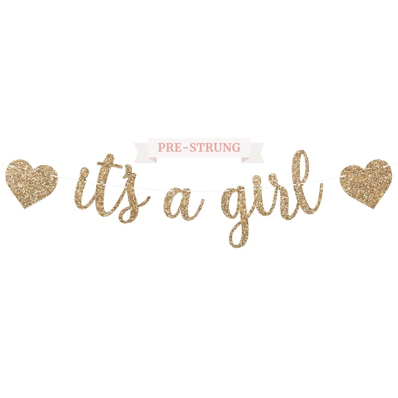 Its a Girl Banner - Etsy