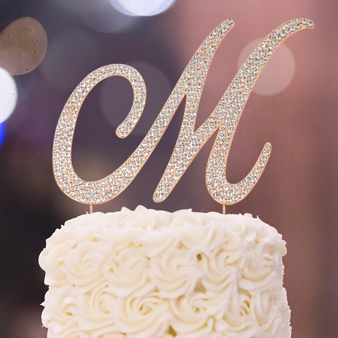 Letter m Birthday Cake Topper M Wedding Cake - Etsy