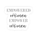 Feminist Stickers for Women Set of 6 Waterproof Stickers for Laptops ...