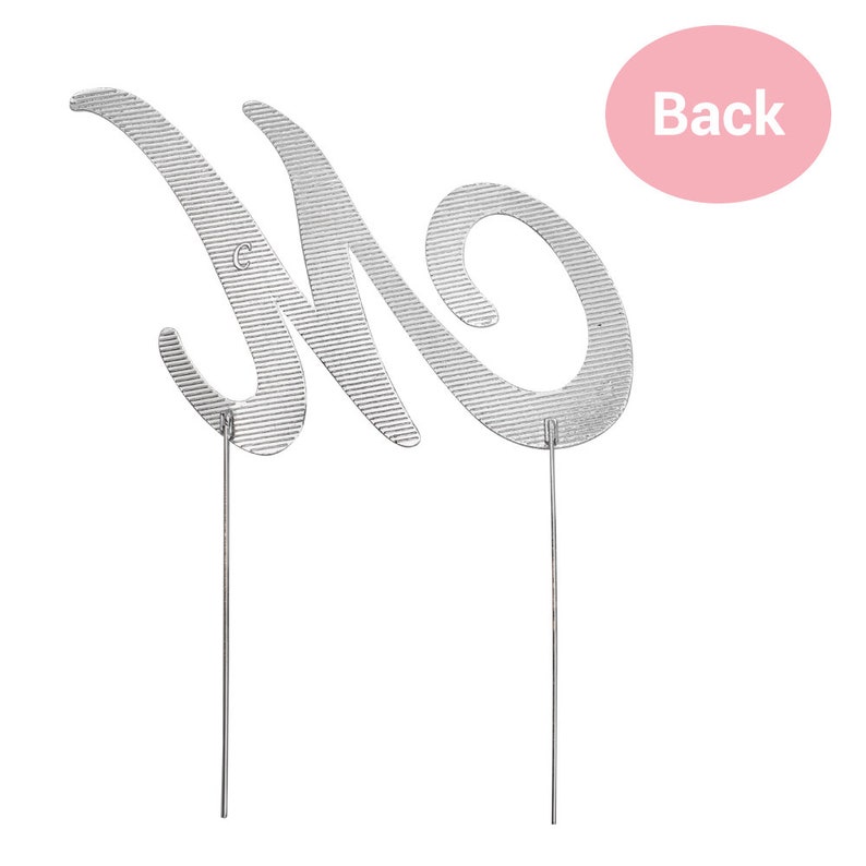 Letter "m" Birthday Cake Topper | M Wedding Cake Topper | SILVER Letter ...