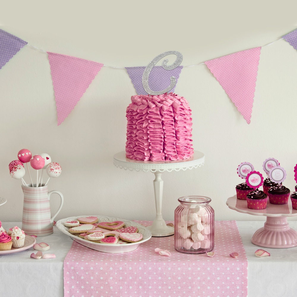 Letter "c" Birthday Cake Topper | C Wedding Cake Topper | SILVER Letter ...