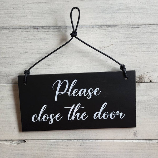 Please Close Door - Etsy