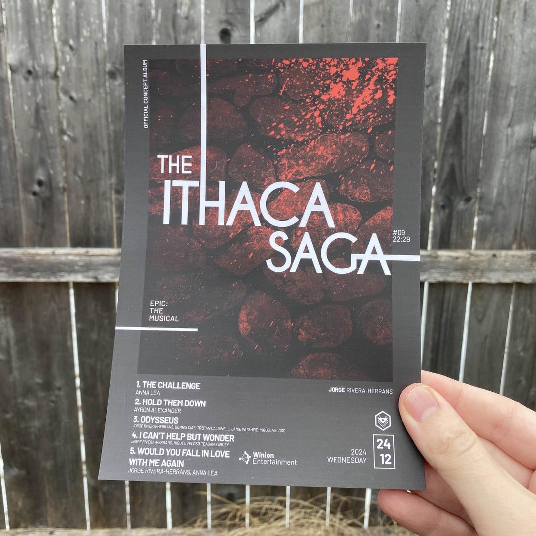 EPIC: the Musical Print Ithaca Saga | Design, Aesthetic, Matte ...