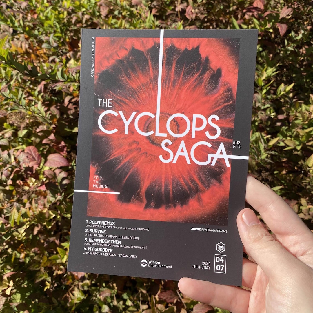 EPIC: the Musical Print Cyclops Saga | Design, Aesthetic, Matte ...
