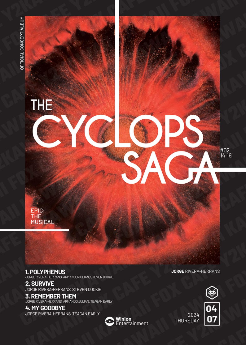 Cyclops Saga Print | Design, Aesthetic, Matte, Stationery, Art Print ...