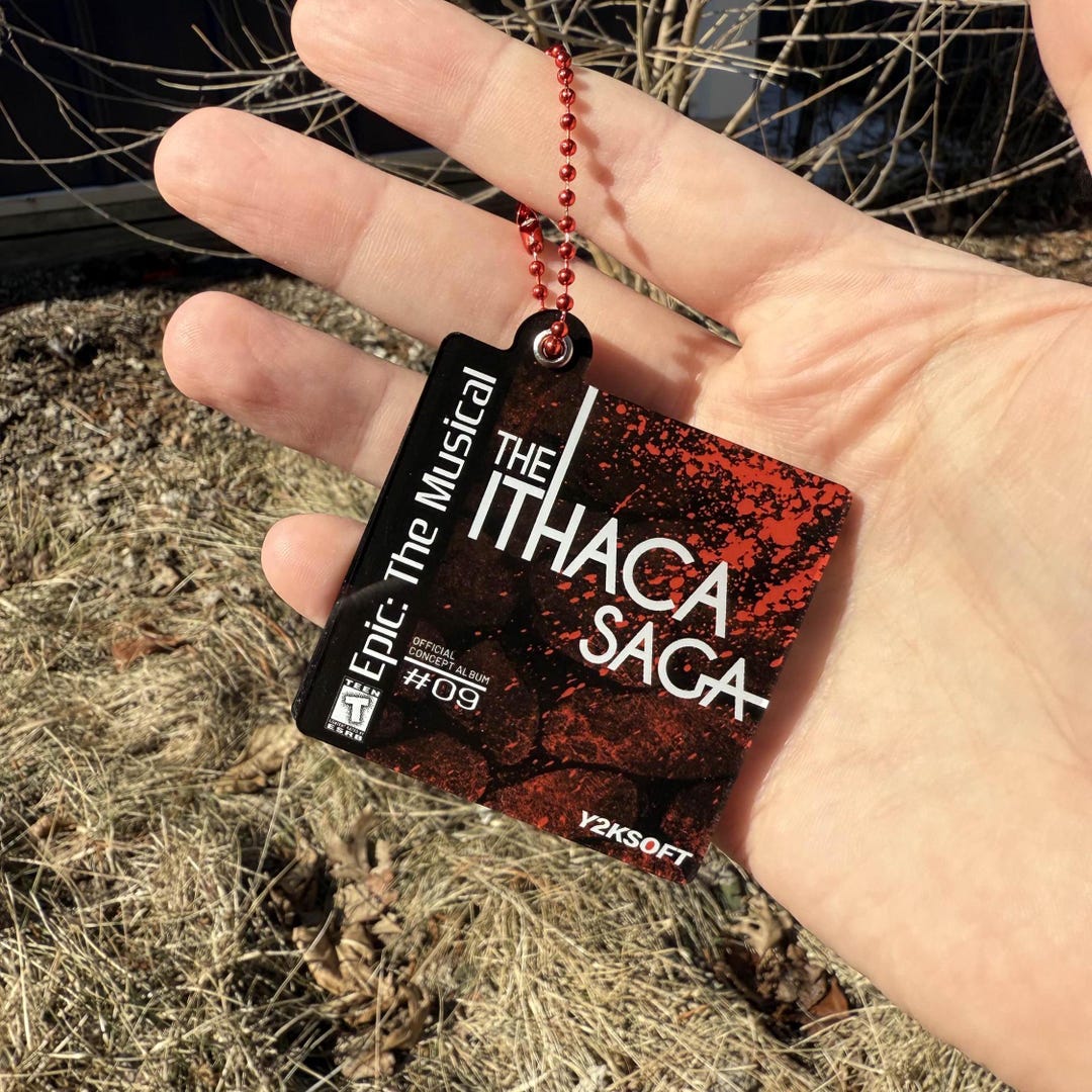 Ithaca Saga Album Keychain | Aesthetic, Greek, Musical, Collectible ...