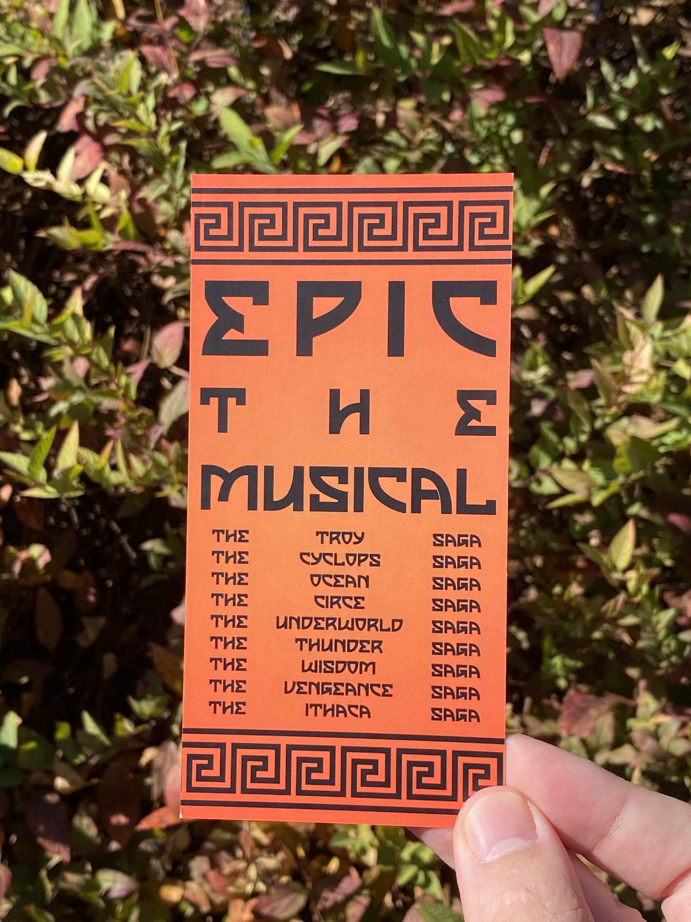 EPIC: the Musical Bookmark Greek, Aesthetic, Stationery, Collectible ...