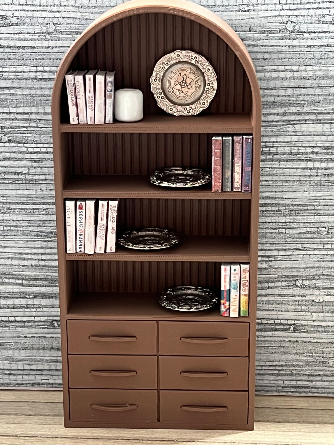 1:12 Scale Modern Dollhouse Hutch With Drawers 3D Printed PLA Available ...