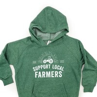 Farm to Feed America Sweatshirt: Appliqué Embroidered Farmer Crewneck ...