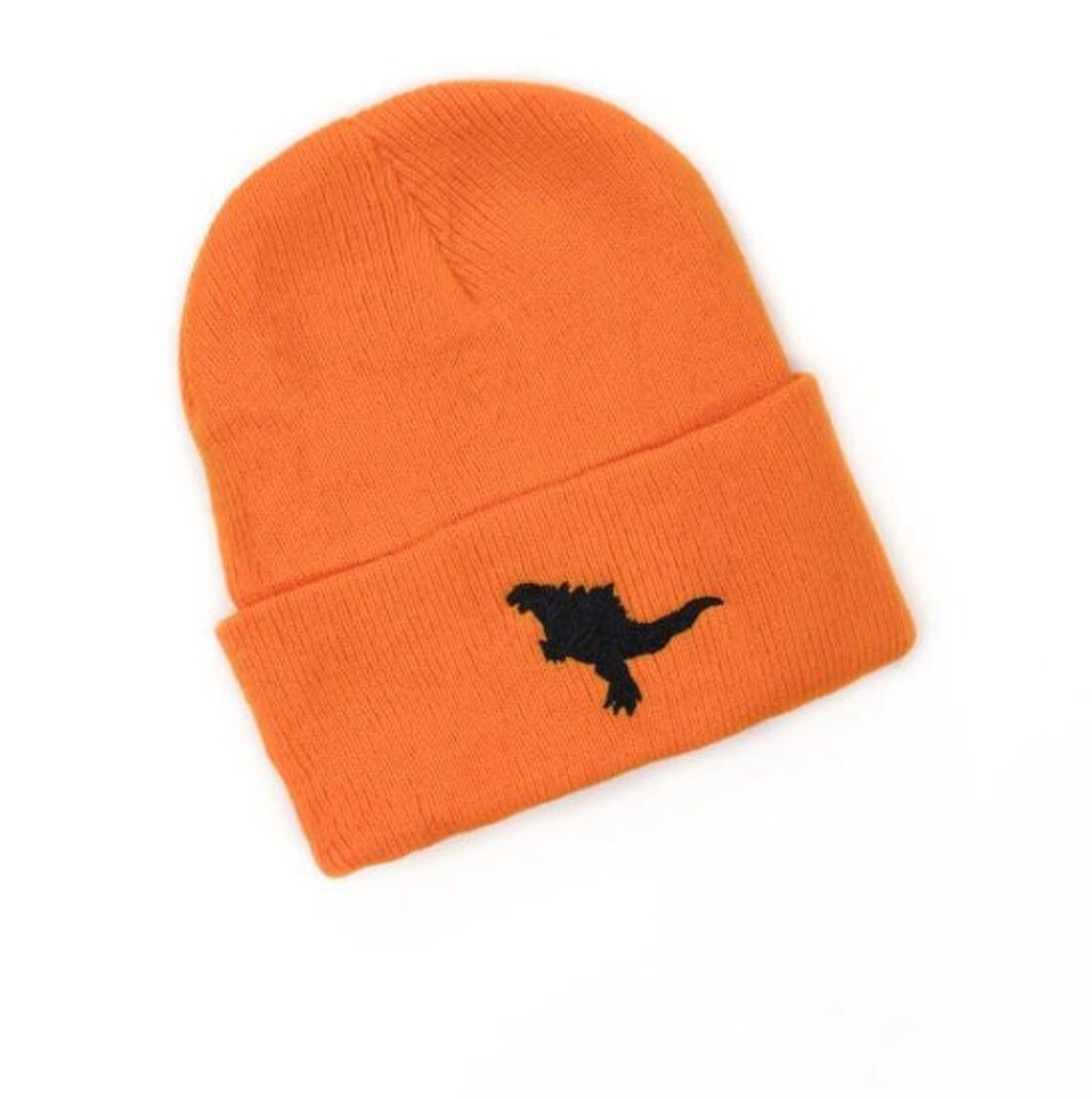 Beanie - Godzilla - Orange W/ Black | Godzilla Beanie | Christmas Gift ...