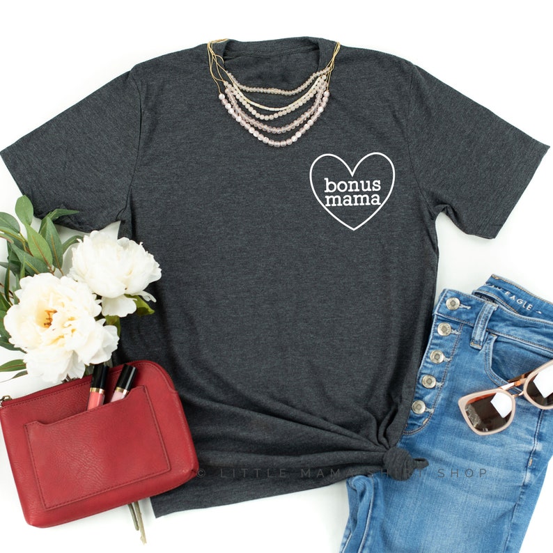 Bonus Mama Shirt Bonus Mom Stepmom Shirt Graphic Tees Etsy