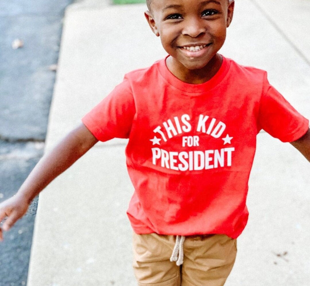 This Kid for President - Child Tee | 4th of July | Kids Patriotic Shirt ...