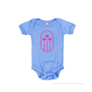 3 Palm Trees in Oval - Short Sleeve Child Shirt | Summer Shirts | Kid ...