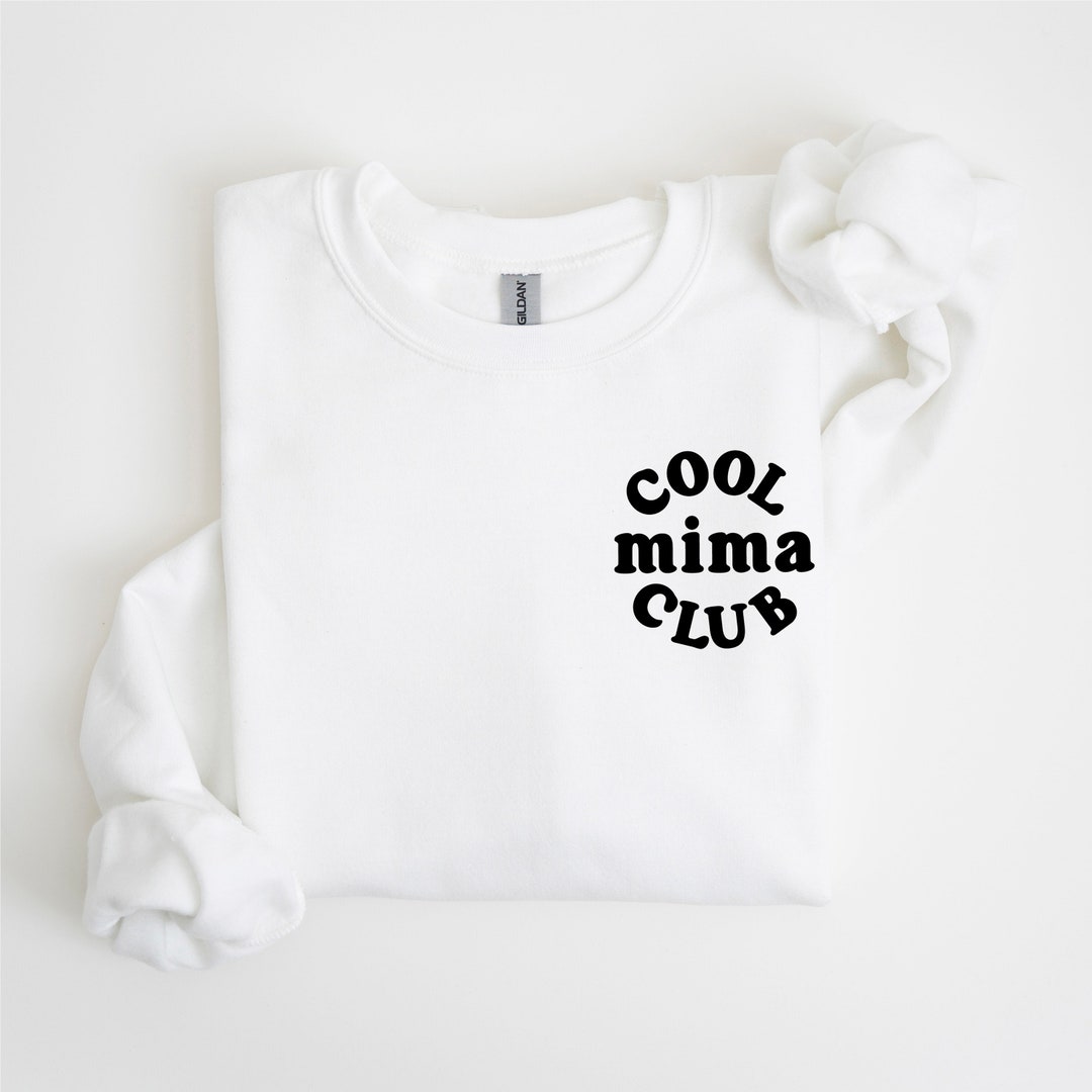 COOL Mima CLUB - Pocket Design - BASIC Fleece Crewneck | Mima Graphic ...