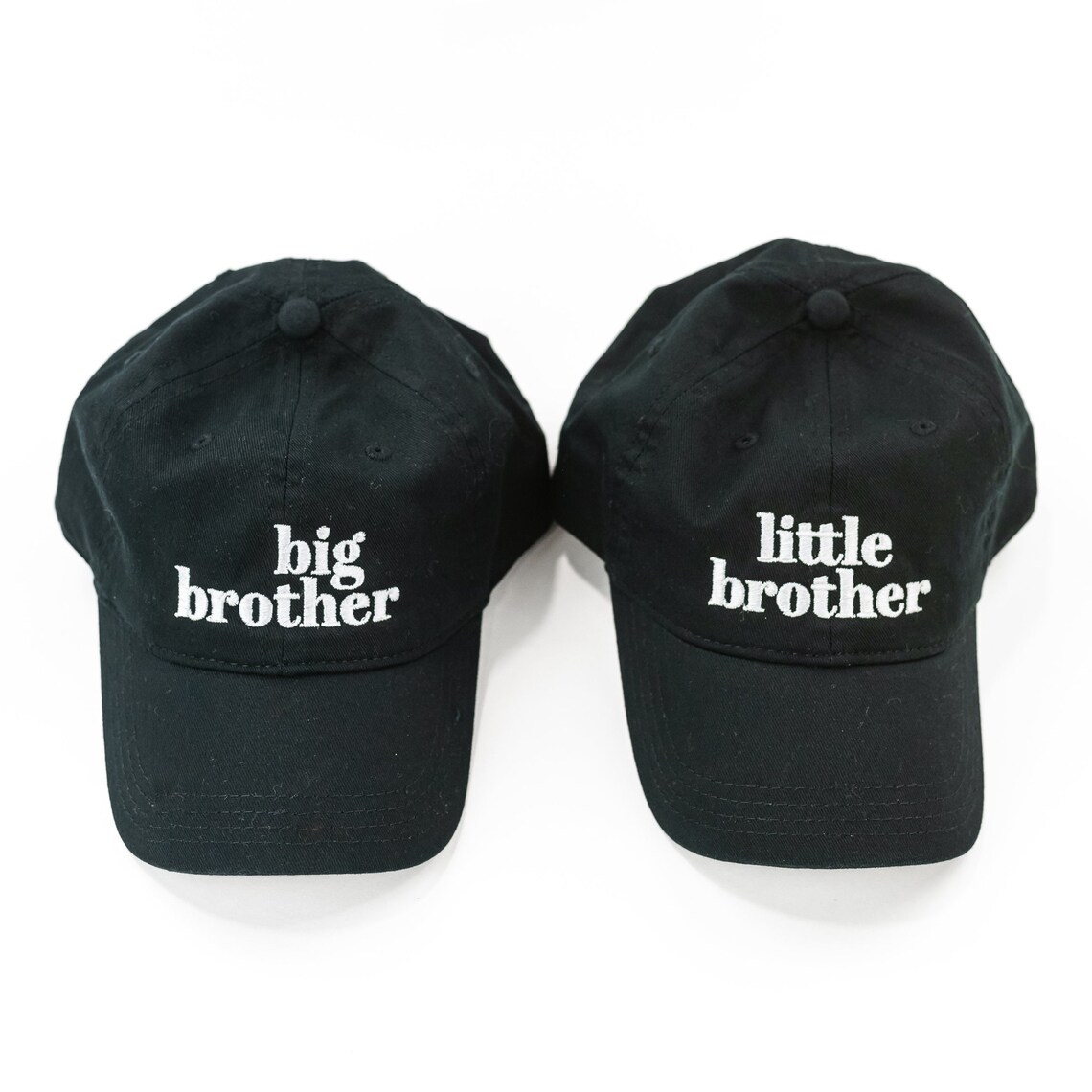 Big/little Brother Child Size Curved Brim Hat Toddler - Etsy