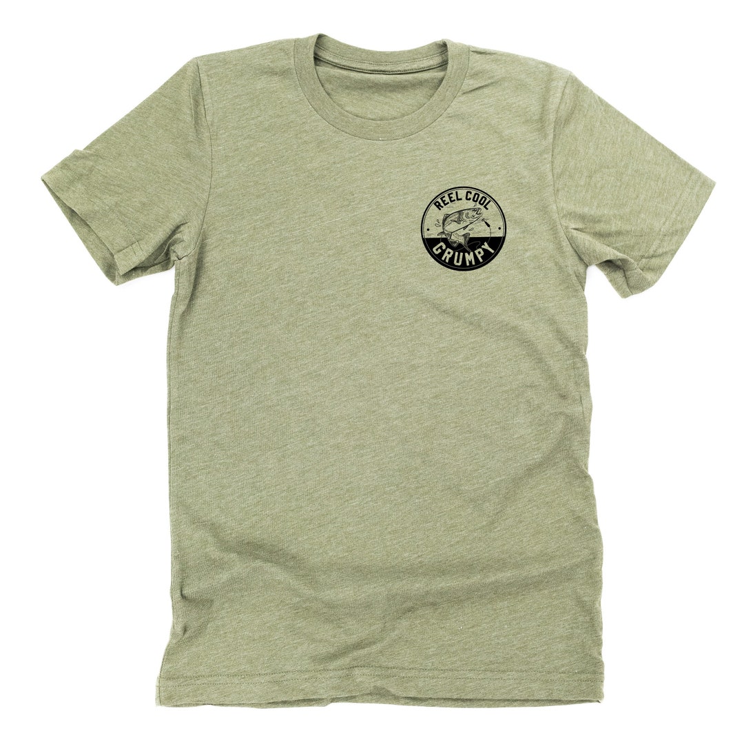 Reel Cool Grumpy Unisex Tee Father's Day Grumpy Graphic Tee Shirt for ...