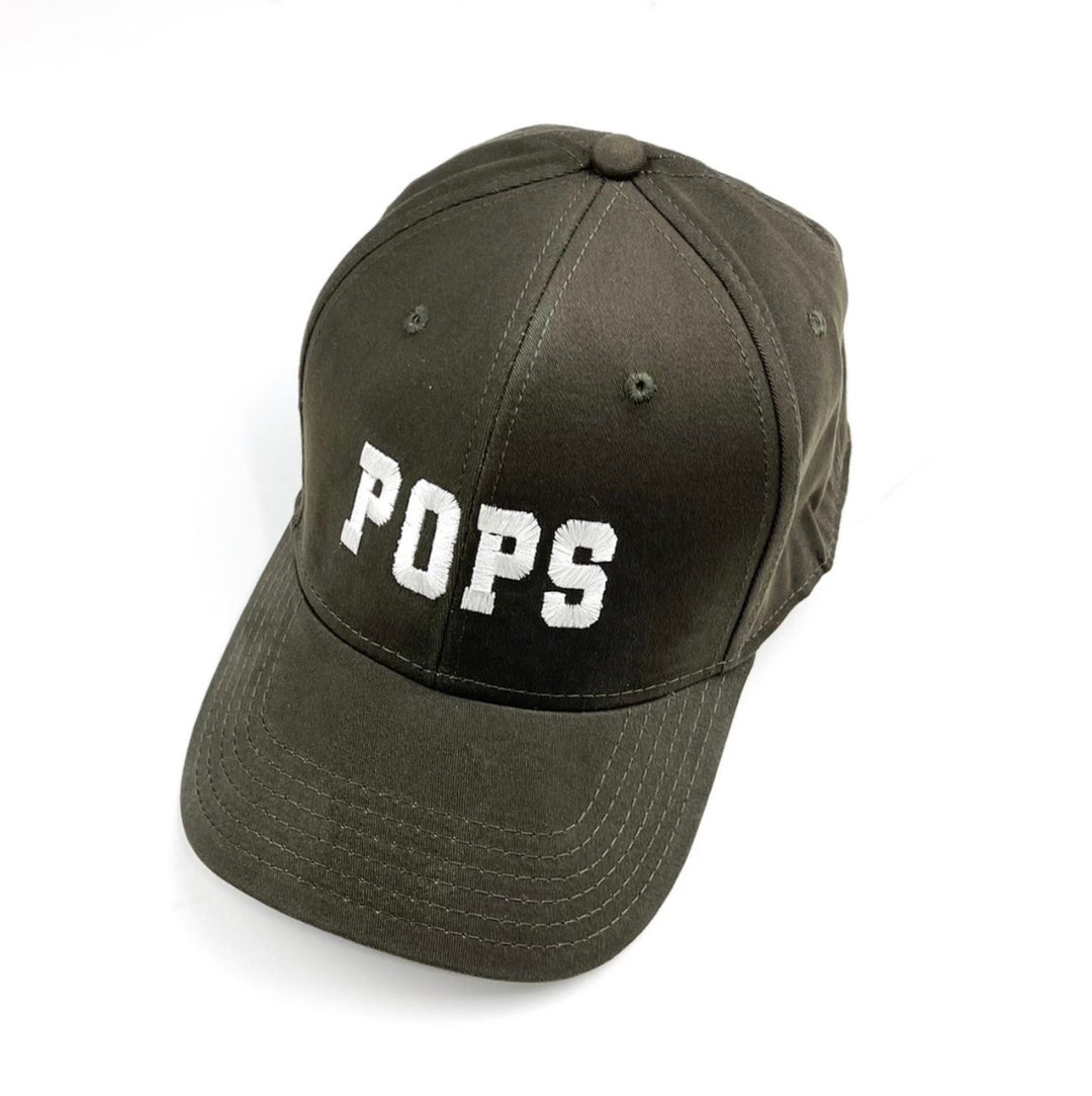 POPS - Dark Olive W/ Cream - Comfy Fit - Baseball Cap | Pops Gift | Hat ...