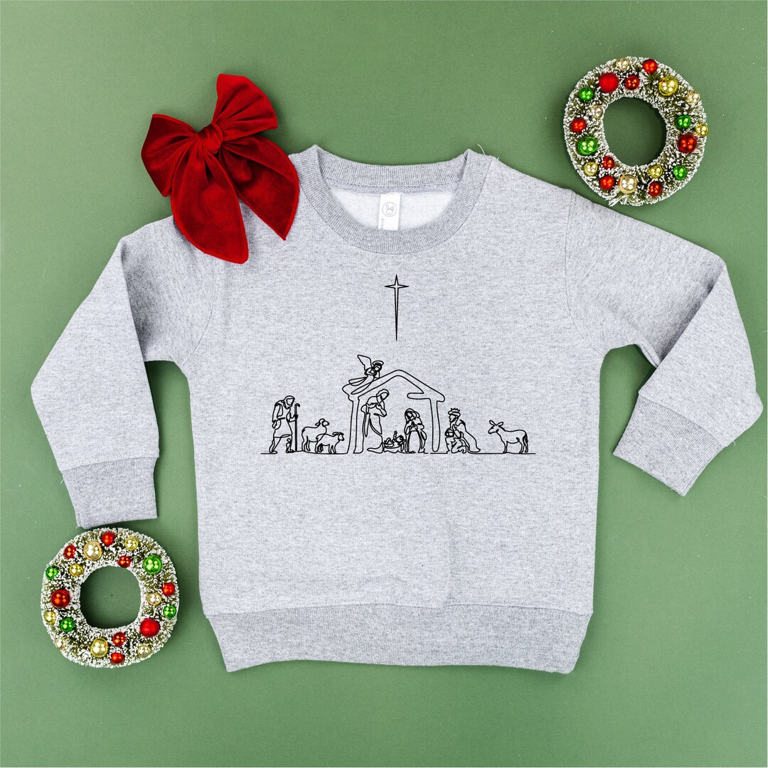 Nativity Scene - Child Sweater | Festive Season | Merry and Bright ...